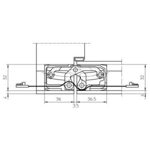 TECTUS® TE 640 3D Energy Concealed Hinge - Hinges Canada