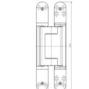 TECTUS® TE 640 3D Energy Concealed Hinge - Hinges Canada